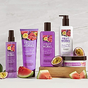 Fruit Works Passion Fruit & Watermelon Cruelty Free & Vegan Body Mist With Natural Extracts 1x 250ml