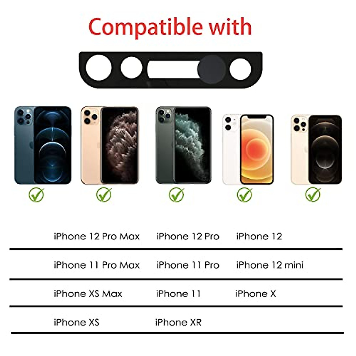 Camera Cover Protector, Camera Lens Cover Compatible with iPhone X/XS/XR/XS Max/11/11 Pro/11 Pro Max/12/12 Mini /12Pro /12Pro Max,Camera Lens Protector Protect Privacy and Security