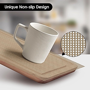 KOLOX 20 inch Shelf Liner for Kitchen Cabinets, Non Slip Shelf Paper & Drawer Liner, Non Adhensive White Drawer Liner 20 inch x 10 ft, Shelves Liner Strong Grip Liner for Kitchen