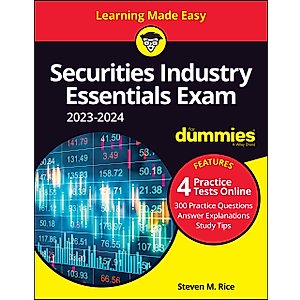 Securities Industry Essentials Exam 2023-2024 For Dummies with Online Practice
