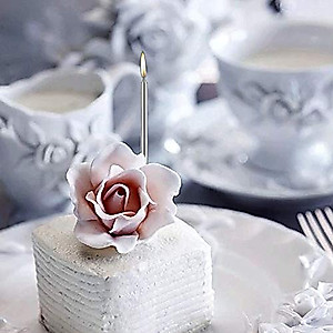 52Pcs Birthday Numeral Candles Set, FULANDL 20Pcs Number 0-9 Glitter Cake Topper Decoration with 32Pcs Long, Star, Heart Birthday Candles (Gold and Silver )