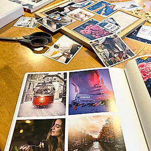 3-in-1 Vision Board Kit - Clip Art Book, Cork Board, Push Pins - A Complete Mood Board Set for Scrapbooking - Collage Journal - Goal Pictures and Quotes - Scrapbook Supplies (by L’Apostrophe)