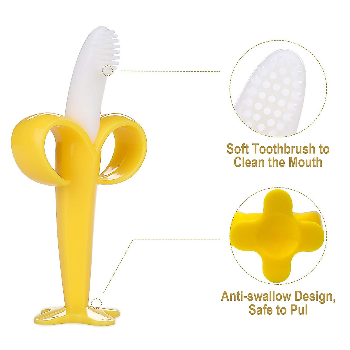 Teething Toys (4 Pack)-ANGELBLISS Baby Teething Toys Set/Baby teether chew Toys/Natural Organic Freezer Safe for Infants and Toddlers/BPA-Free Teether Set for Boys & Girls (Green)