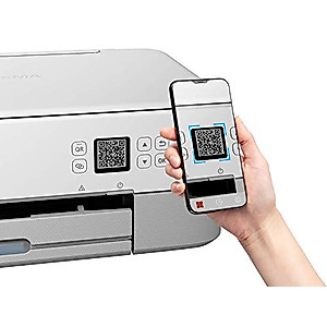 Canon TS6420 All-In-One Wireless Printer, White (Renewed)