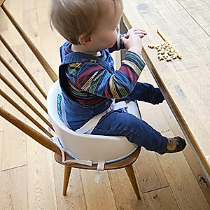 Prince Lionheart Squish Booster Seat, Berry Blue, 3-Point Harness and Dual-Strap System, Easy to Wipe Clean, and Lightweight