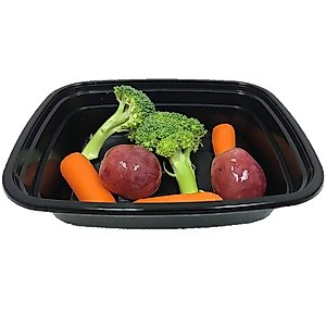 TD F6412 12oz. Appetizer & Dessert Containers with Lids Microwavable BPA Free 150ct