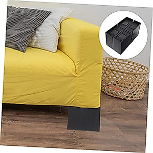 Homoyoyo 4pcs Heightening Pads Chair Foot Pads Vintage Bed Frame Metal Bed Frame Couch Feet White Bed Desk Risers for Desk Legs Bed Risers 4 Inch Couch Lifters for a Sofa Bed Frame Risers