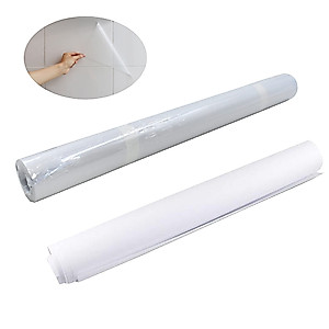 LiXiongBao 5M Transparent Kitchen Oil-Proof Stickers High Temperature Resistant Wallpaper Self-Adhesive Thickened Transparent Stickers Oil-Proof Wall Stickers 5 Meter