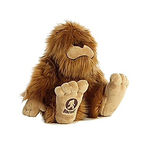Aurora® Mysterious Fantasy Big Foot Stuffed Animal - Mythical Companion - Imaginative Adventures - Brown 12.5 Inches