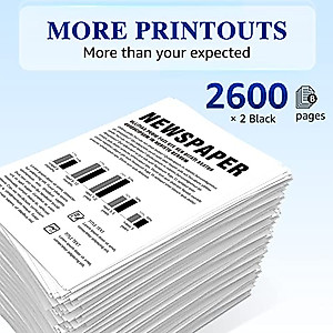 HaloFox Compatible Toner Cartridge for Brother TN660 TN-660 TN-630 TN630 for Brother MFC-L2700DW HL-L2300D HL-L2360DW HL-L2320D HL-L2340DW HL-L2380DW DCP-L2540DW MFC-L2740DW Printer (Black, 2-Pack)