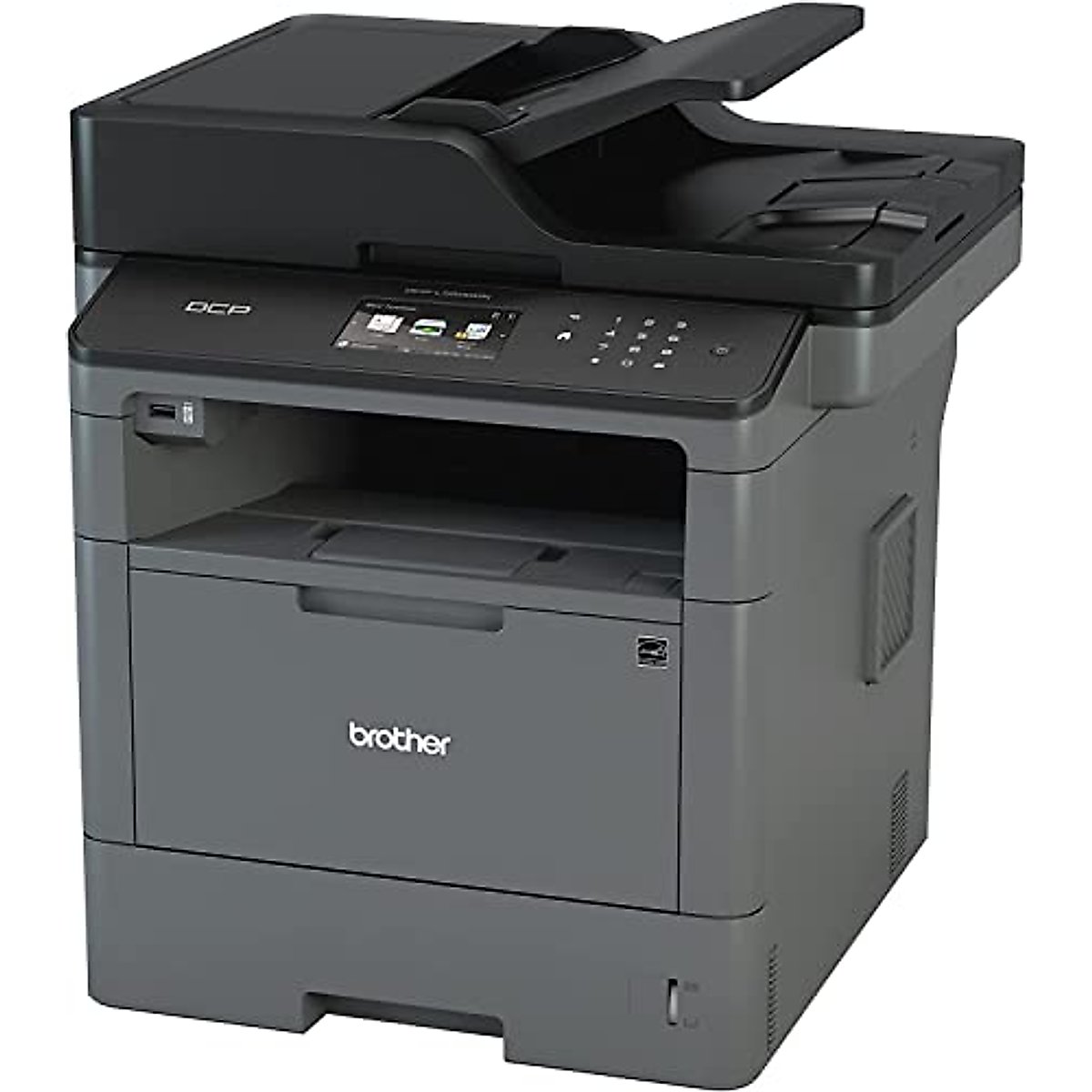 Brother Monochrome Laser Printer, Multifunction Printer and Copier, DCP-L5500DN, Flexible Network Connectivity, Duplex Printing, Mobile Printing & Scanning, Amazon Dash Replenishment Ready (Renewed)