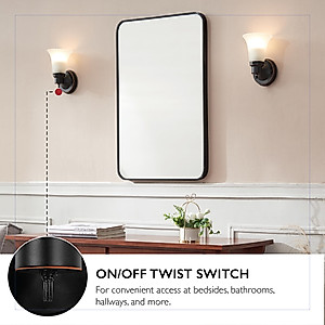 Design House 505115 1 Light Wall Light, Oil Rubbed Bronze , Oil-rubbed Bronze