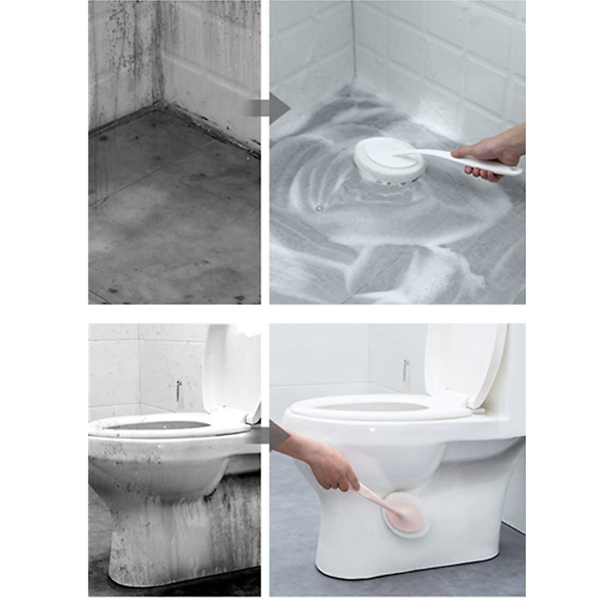 Long Handle Brush Eraser Magic Sponge DIY Cleaning Sponge for Dishwashing Kitchen Toilet Bathroom Wash Cleaning Tool Accessory (2)