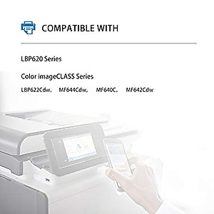 TEINO Compatible Toner Cartridge Replacement for Canon 054 CRG-054 use with Canon imageCLASS MF644Cdw MF642Cdw LBP622Cdw MF640C (Black, 1-Pack)