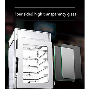 5-Layer Electric Hot Food Warmer,Steamed bun Warmer Machine,Commercial Bun Steamer,Food Steamer Warmer with 30-110℃ Temperature Range for Store Buffet Restaurant,etc.1200W