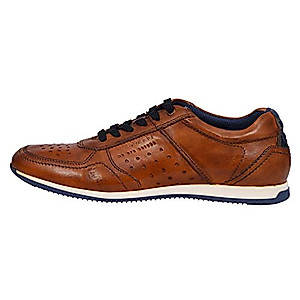 bugatti Men's Low-Top Sneakers, Brown Cognac 6300, 8.5