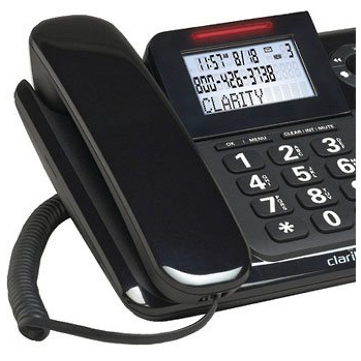 Clarity E814 Moderate Hearing Loss Cordless Phone with E814HS Expandable Handset Bundles (Clarity E814 with 3 E814HS)