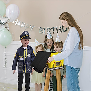 TopTie 5 Sets Halloween Kids Costumes, Dress Up Costumes with Storage Box for Age 3-7, Doctor Fireman Police Surgeon Worker