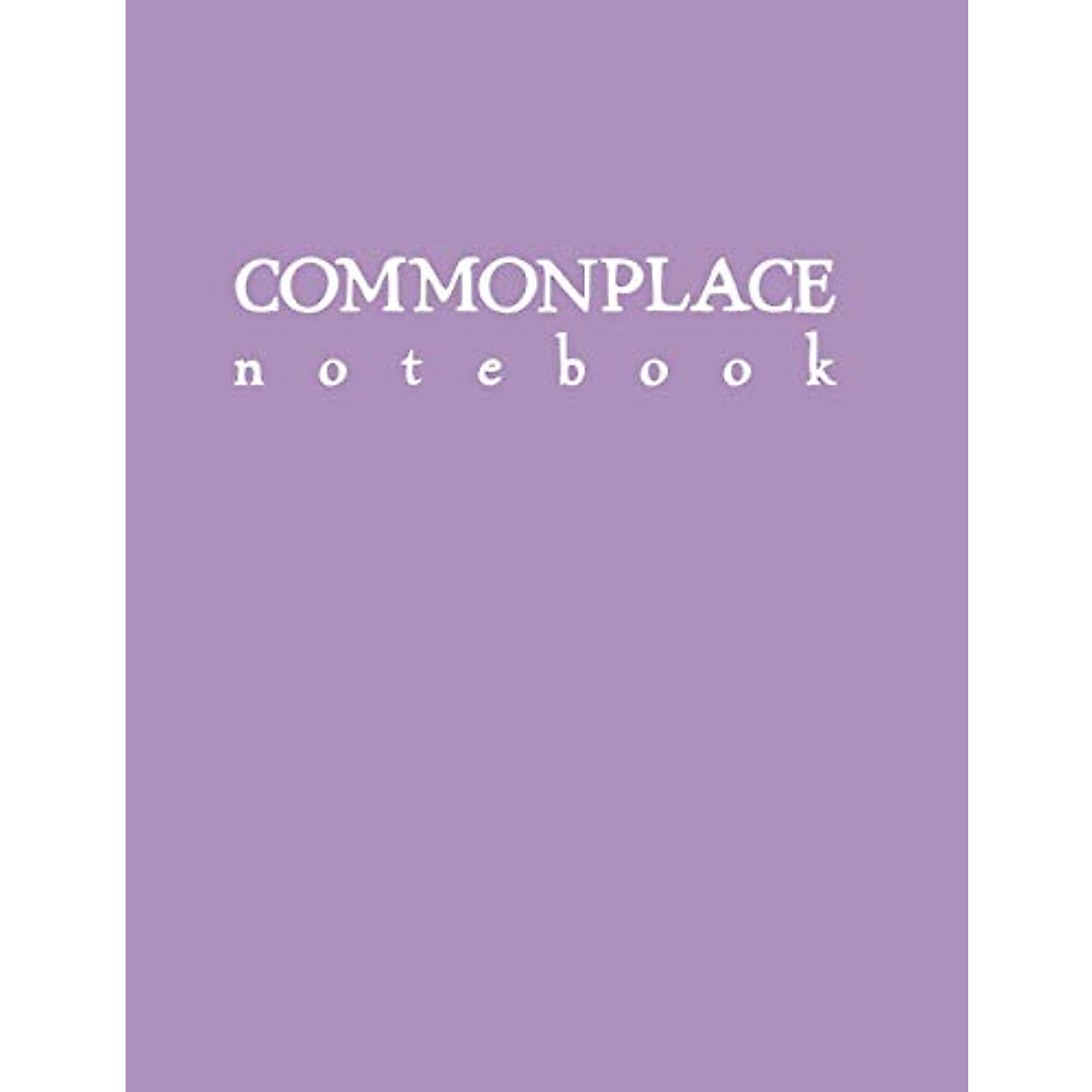 Commonplace Book: Light Purple Softcover Dot Grid Journal for Quotes & Notetaking
