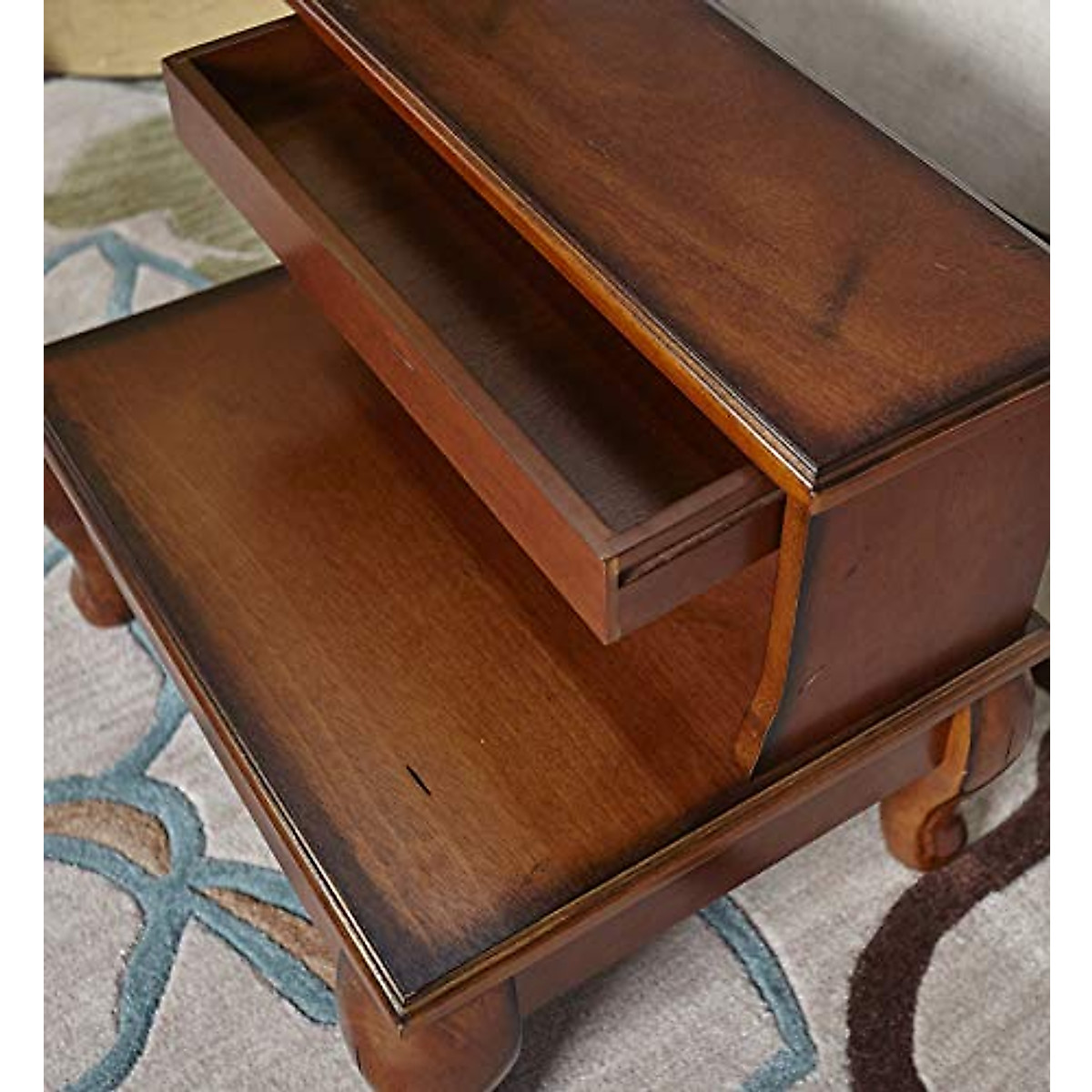 Powell Attic Cherry Bed Steps