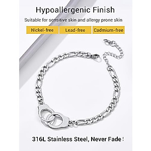 PROSTEEL Ankle Bracelets Foot Jewelry For Women Ankle Braclet Braclets Bracelts Silver Anklets Stainless Steel Chain Anklet