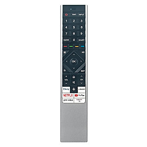AULCMEET ERF6N64H Replace Voice Remote Controller Compatible with Hisense U8K Series ULED Mini LED 4K UHD Smart TV 65U8K 55U8K 75U8K 85U8K 55U88KM 65U88KM 75U88KM 85UXK 65UXK 55A85K 65A85K 75U8KQ