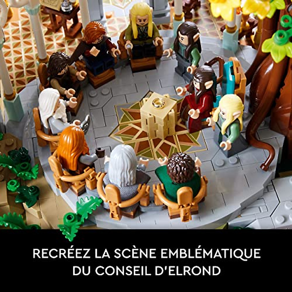 LEGO Icons The Lord of The Rings: Rivendell Building Model Kit for Adults, Construct and Display a Middle-Earth Valley with 15 Minifigures, A Great Gift for LOTR Fans and Movie-Lovers, 10316