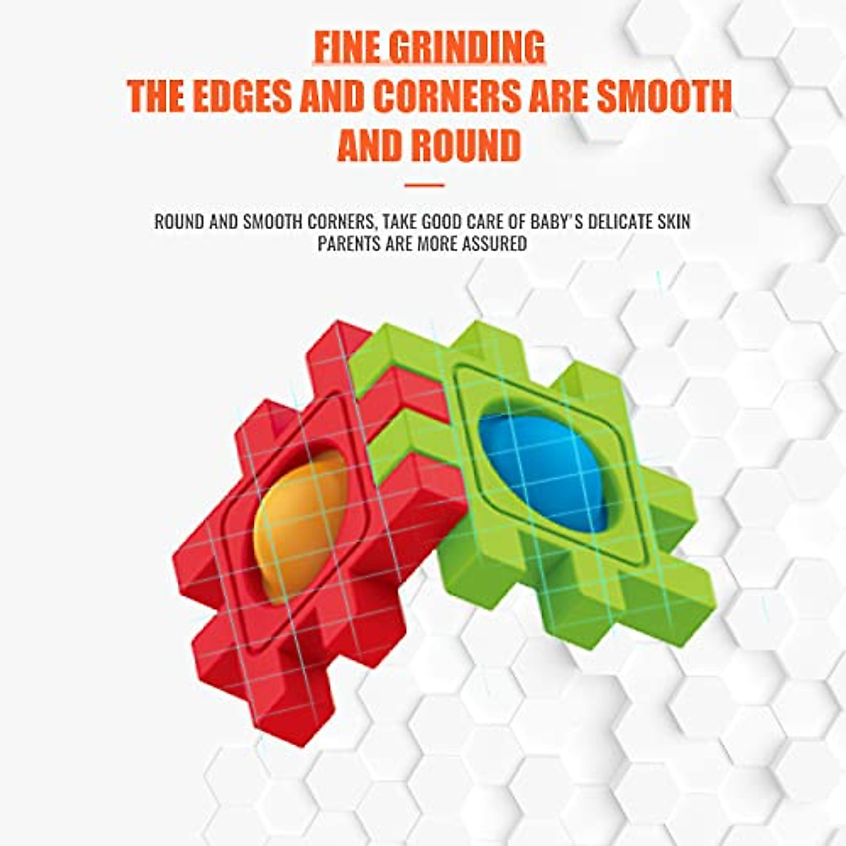 ATKSH 48 PCS Push Pop it Blocks, Sensory Fidget Toy, Stress Relief & Autism Sensory Toy for Children