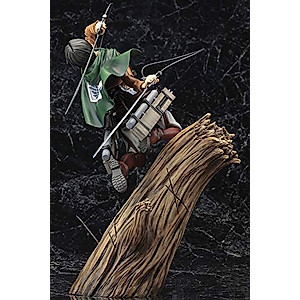 Kotobukiya Attack on Titan: Levi (Renewal Package Version) ArtFX J Statue, Multicolor