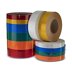 High Intensity Retro Reflective Tape (HXREF) [1 Roll] 1" (25mm) x 10 yds Blue
