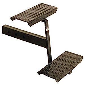 CR Brophy Machine Works RHS2 Black Receiver Hitch Stair with Two Step