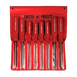 Forster Products 8-Piece Gunsmith Screwdriver Set, Hollow Ground Tips with Square Faces, Single Piece Construction, with a Durable Storage Pouch
