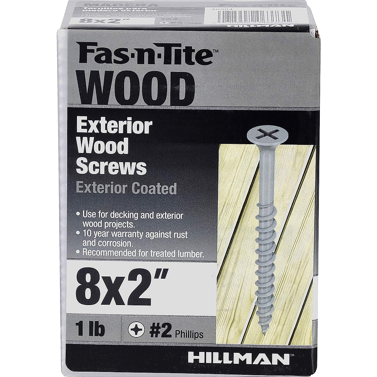 HILLMAN FASTENERS 48384 LB 2x8 Extension PH Wood Screw