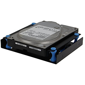 SEDNA - Shock-Proof 3.5" Hard Disk to 5.25" DVD ROM Bay Mounting Adapter with Cooling Fan