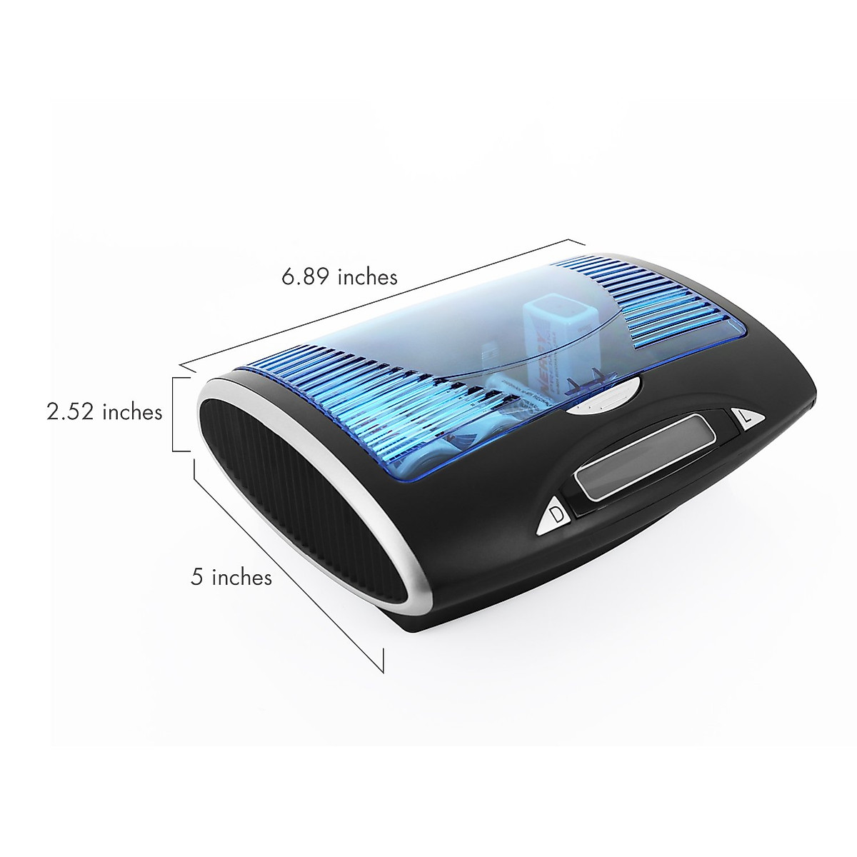 Tenergy Smart Battery Charger for NIMH/NICD AA/AAA/C/D/9V Batteries, LCD Universal Rechargeable Battery Charger with Automatic Charge/Discharge Function & 5V USB Port for Digital Devices