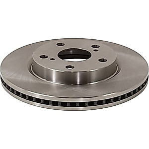 FXONCU Front Brake Disc Rotors and Pads Kit (Cast Iron) 17004003