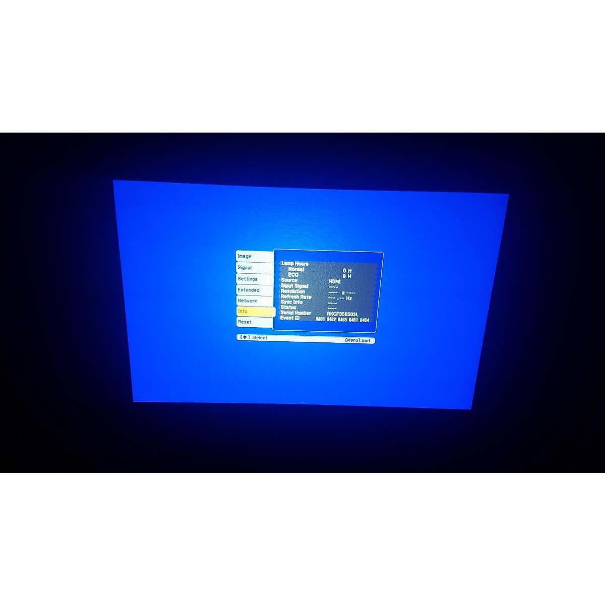 Epson POWERLITE 1945W WXGA 3LCD V11H471020 Projector