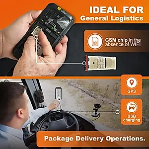 SOLUX PDA Handheld Android Barcode Scanner with Rugged Case and Hand Strap -1D/2D/QR Inventory Scanner - Bluetooth, GPS, GSM, Rugged and Wi-Fi 6 - Enabled Handheld Terminal - 5.5" Full Screen