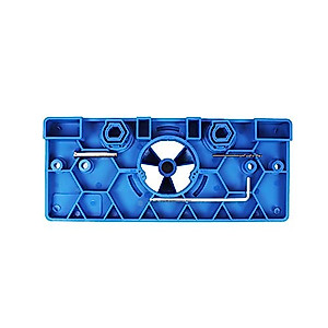 35mm Concealed Hinge Jig Boring Hole Drill Guide Cutter Bit Set Door Boring Hole Template and Bit for Cabinet Door Installation for Tool Carpenter. (blue)