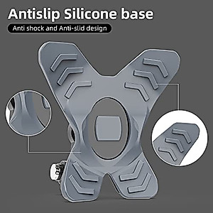 Updated Motorcycle Helmet Chin Strap Mount with Phone Clip Compatible with iPhone 14/14Pro/14 Plus, iPhone 13/13 Pro, iPhone X/XS/XR, Samsung, LG, Pixel, Huawei, Xiaomi and More (Updated Version)