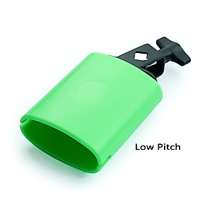 MUSCELL Jam Block Set Percussion Stand - Complete with Heavy Duty Mounting Bracket and Stand Included, 6 Different Coloured Jam Blocks Ideal for Professional Band, Beginners and Adults