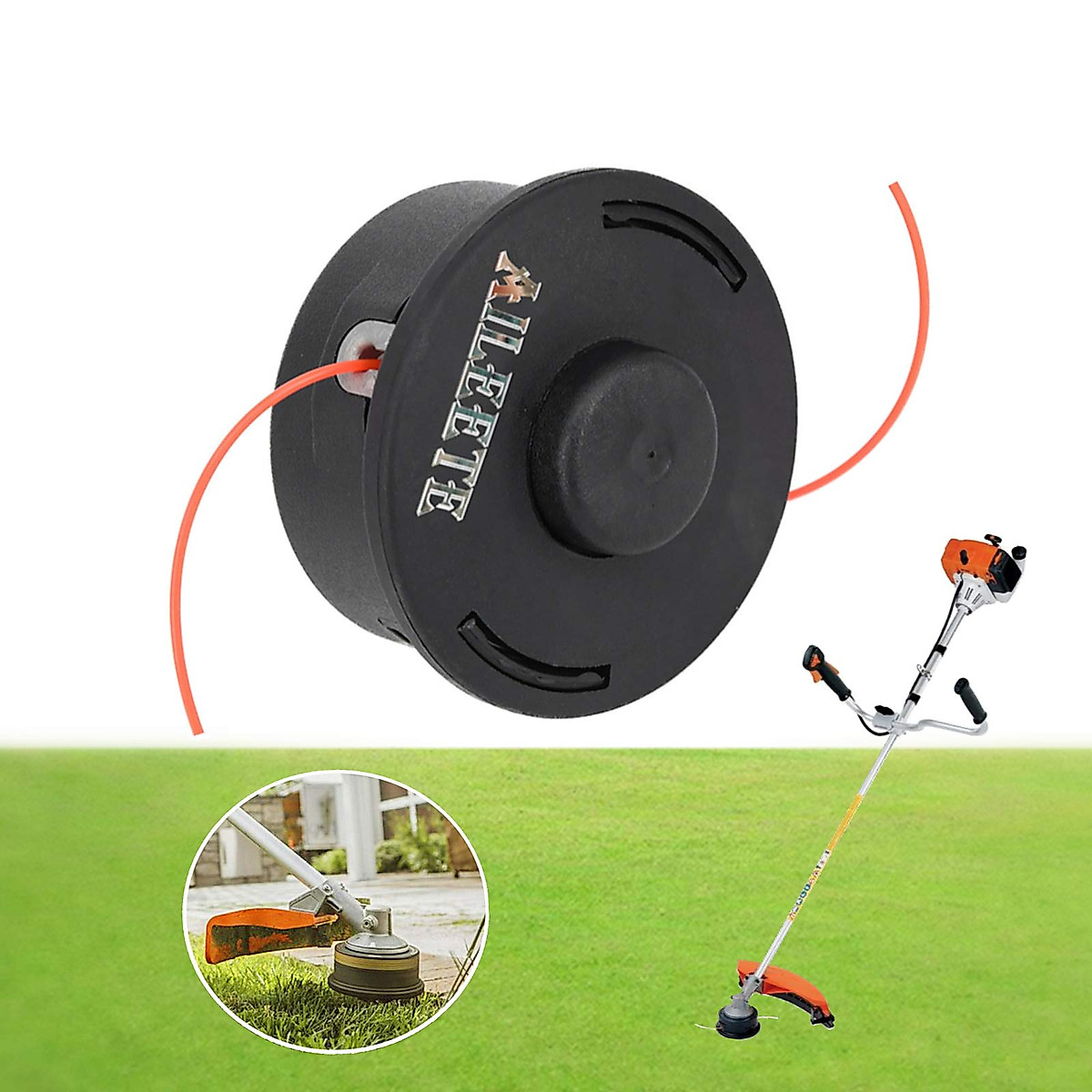 AILEETE 25-2 Trimmer Head 4002 710 2191 for Stihl FS55 FS55R FR56RC FS70 FS70R FS80 FS85 FS90 FS90R FS91 FS94 FS100RX FS110 FS111RX FS120 FS130 FS130R FS131 FS240 FS250 4002 710 2108