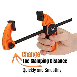 Mr. Pen- Bar Clamps For Woodworking, 6", 2 Pack, Clamp/Spreader, Quick Grip Clamps, Woodworking Clamps, Bar Clamps, Quick Clamps, Trigger Clamp, Quick Clamps for Woodworking.