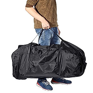 Stroller Travel Bag, Gate Check for Single Umbrella Strollers Durable Organizer Pocket Lightweight Oxford Storage Cover Accessories Water-Resistant Seat Backpack Car Airplane Carrier (117 * 53 * 33)