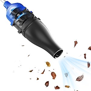 Wild Badger Power Axial Leaf Blower Attachment, WBABATT, Blue