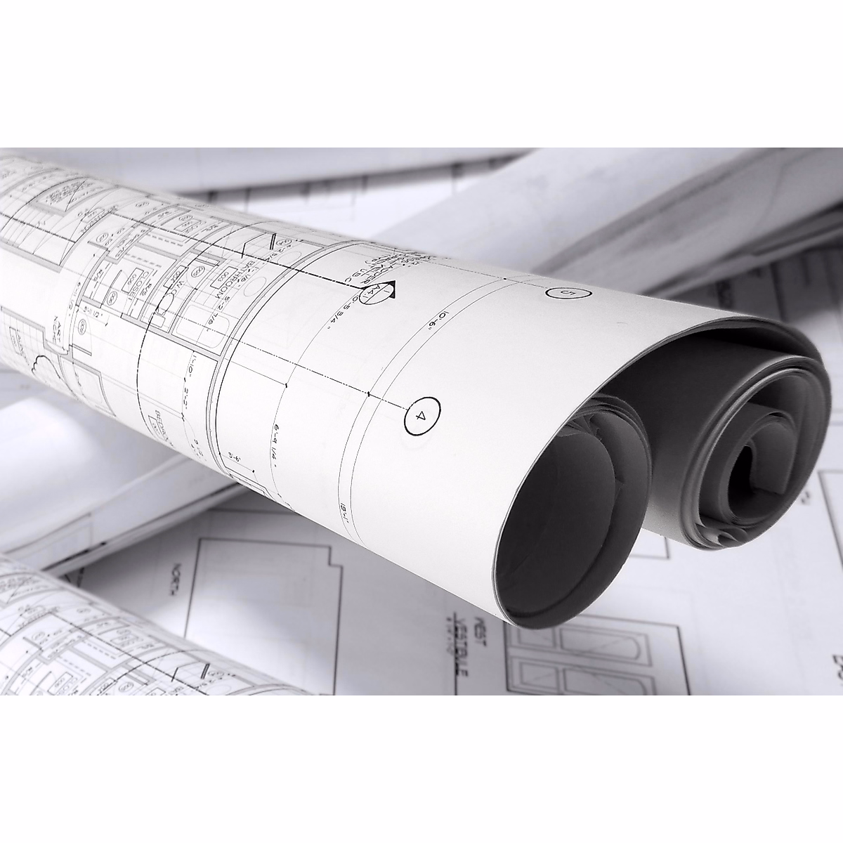 Bond Plotter Paper - 20Lb Uncoated 24 in x 150 ft | 2 inch core | Box of 2 rolls