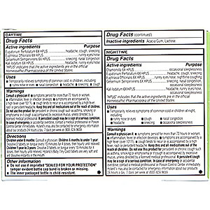 Infant and Baby Cold Medicine, Hyland's Baby Tiny Cold Tablets, Day & Night Value Pack, Decongestant and Cough Relief, 250 Quick-Dissolving Tablets