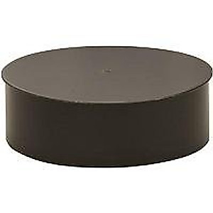 Imperial Manufacturing Clean Out Tee Cap 6 " Dia. Black 24 Ga