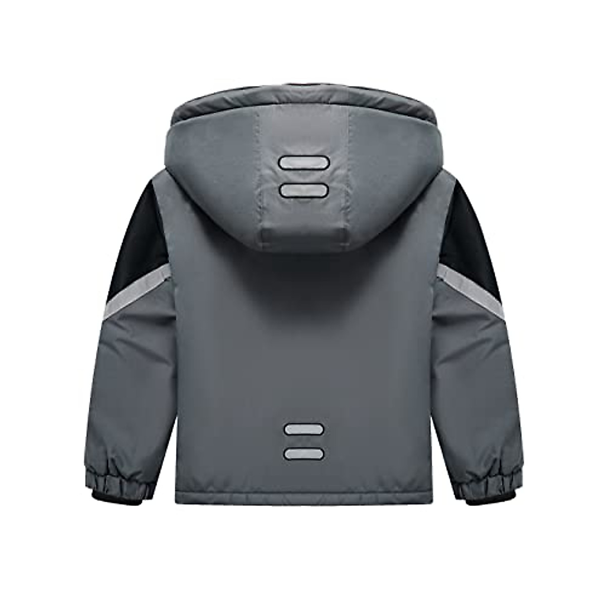 WULFUL Boy's Waterproof Ski Coat Winter Warm Snow Coat with Hood