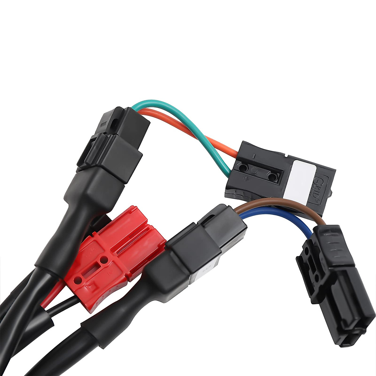 24V DC Wheelchair Joystick Controller Electric Mobility Wheelchairs Accessory Electric Wheel Chair Joystick Controller Replacement Joystick Controller with Brake